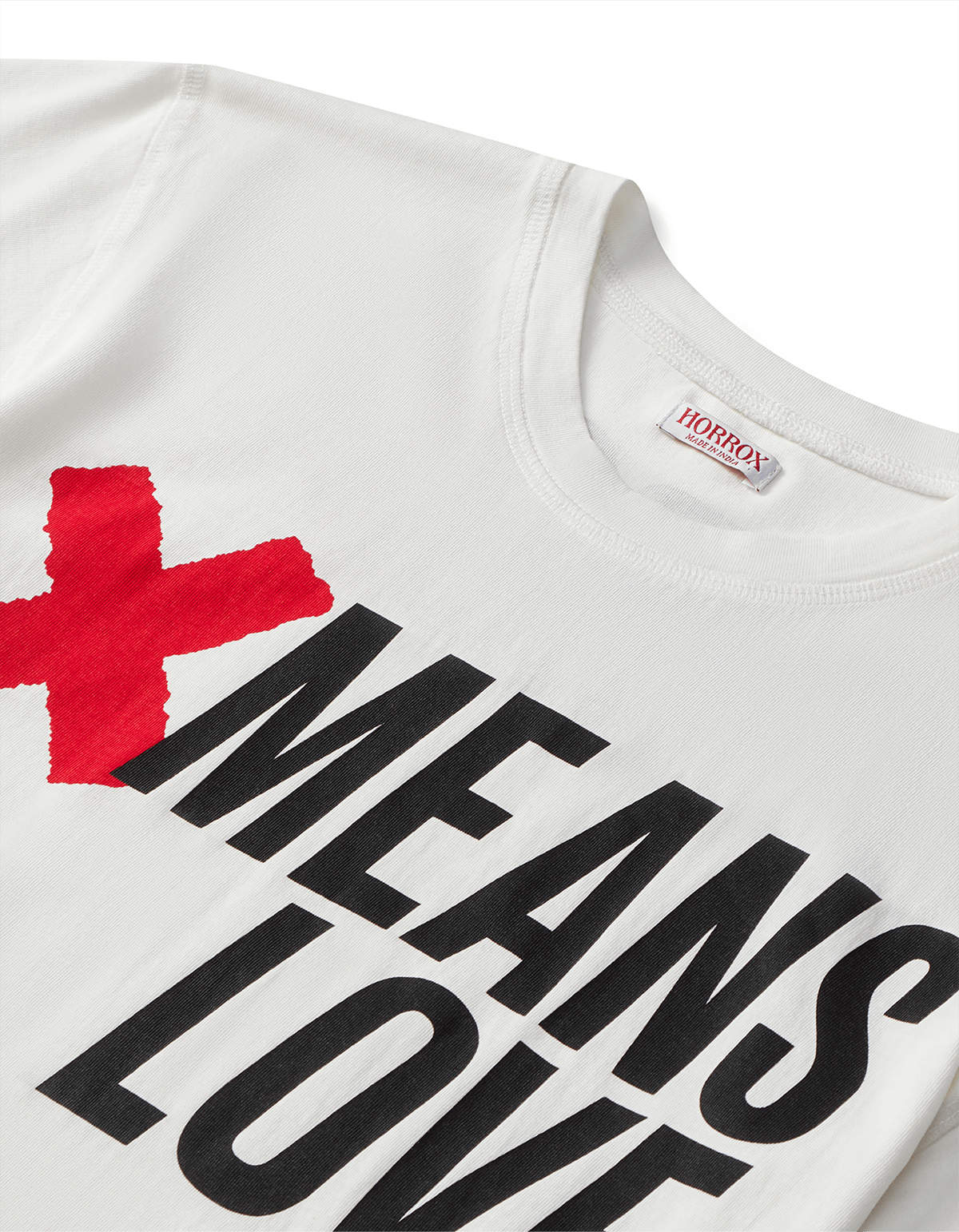 X Means Love T-Shirt | Horrox